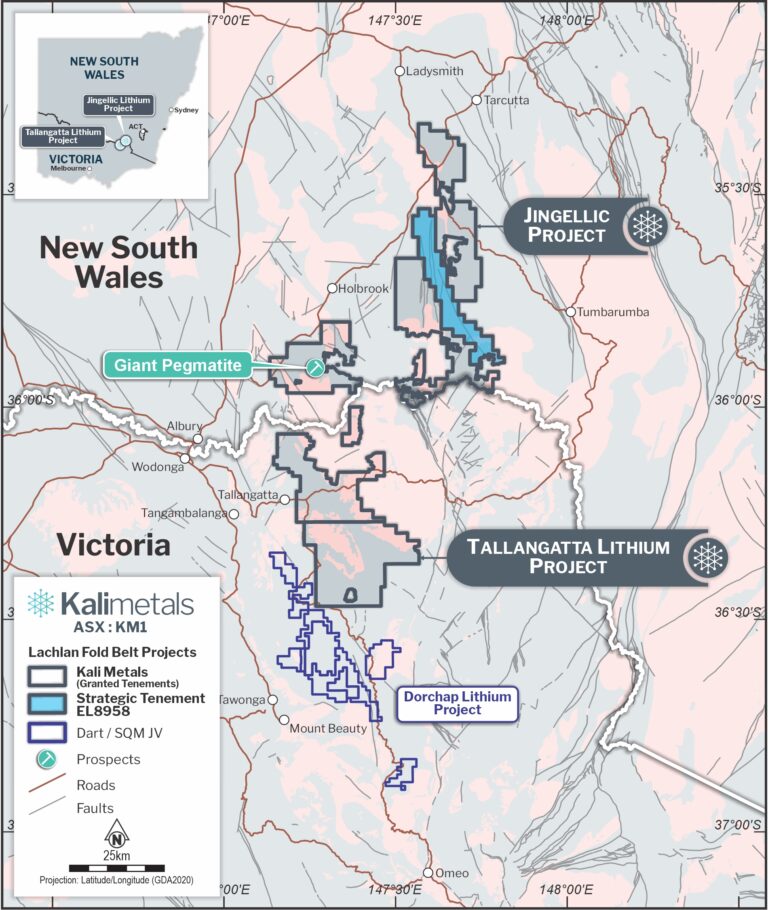 Southern Lachlan Fold Belt – Kali Metals